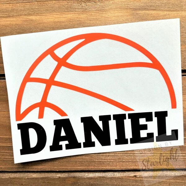 Basketball Decal - Etsy
