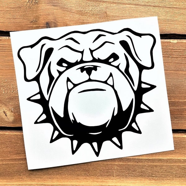 Bulldog Decal - Etsy