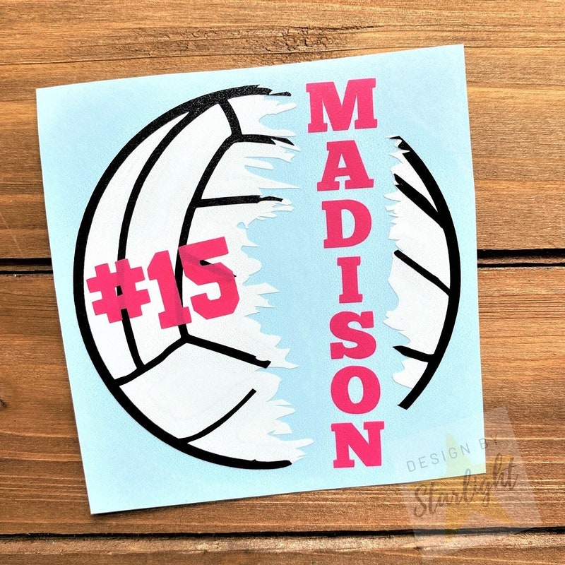 Volleyball Stickers - Etsy