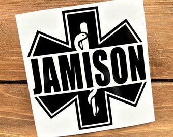 Paramedic Decal Medical Decal Ambulance Decal Emergency - Etsy