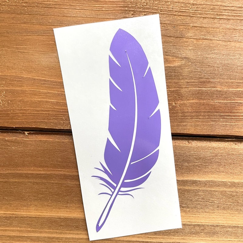 Feather Decal - Etsy