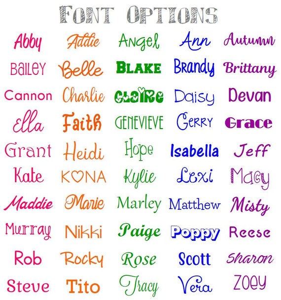 Name Decal Personalized Decal Glitter Name Glitter Decal | Etsy