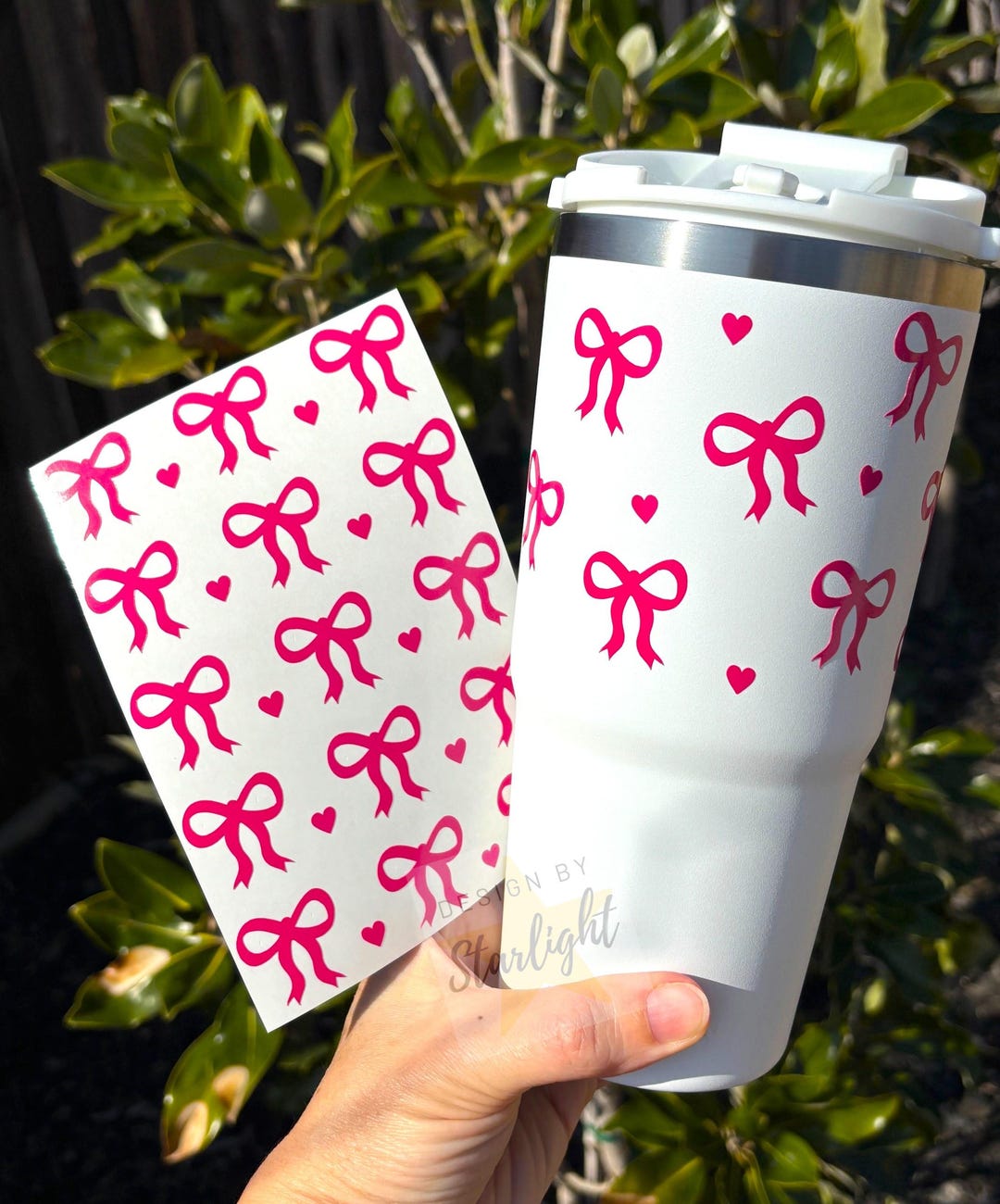 Bow Decal Set - Ribbon Decal Set - Bows With Hearts - Ballerina Bows ...