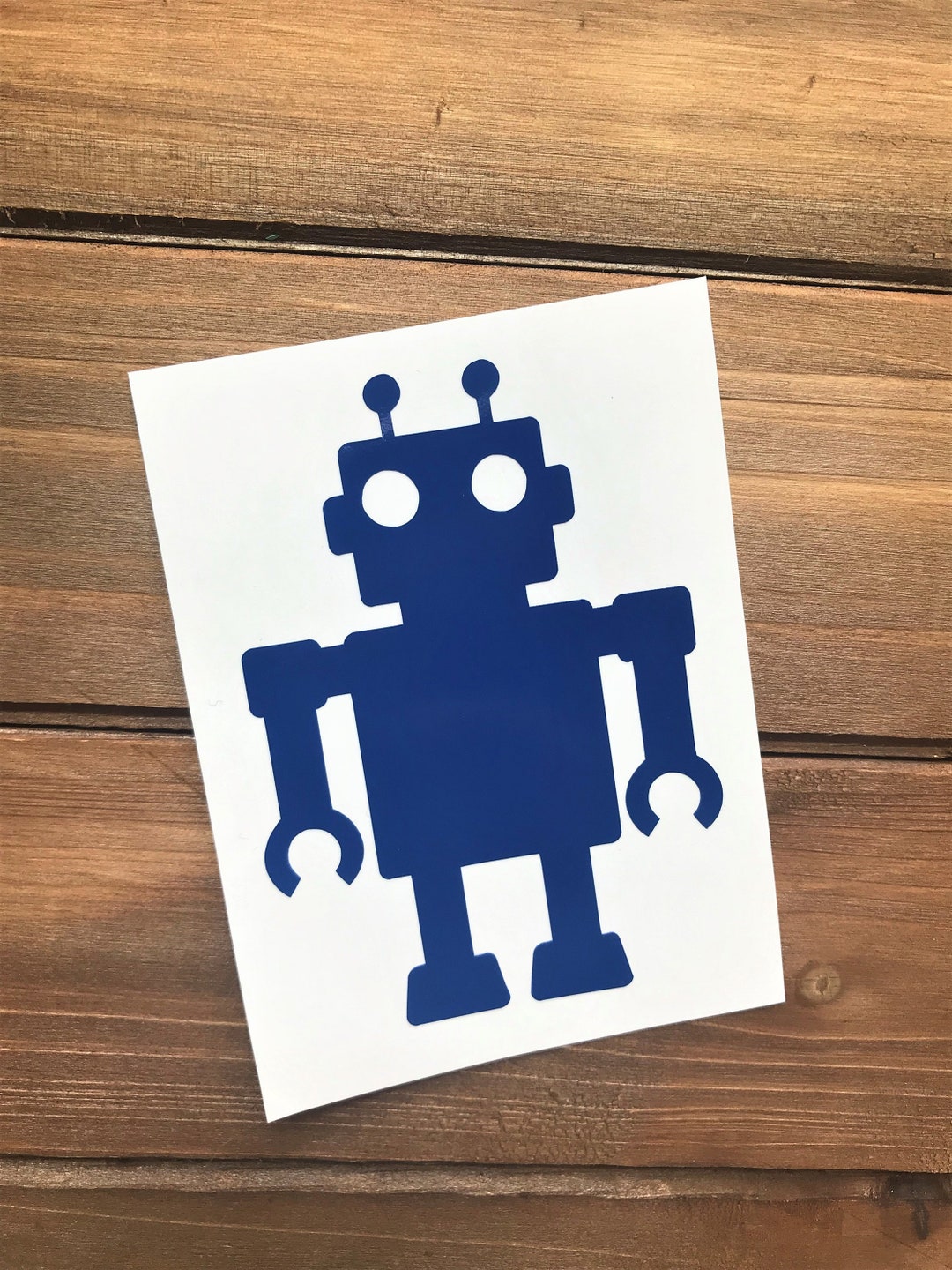Robot Decal Glitter Robot Laptop Decal Phone Decal Laptop Sticker Car ...