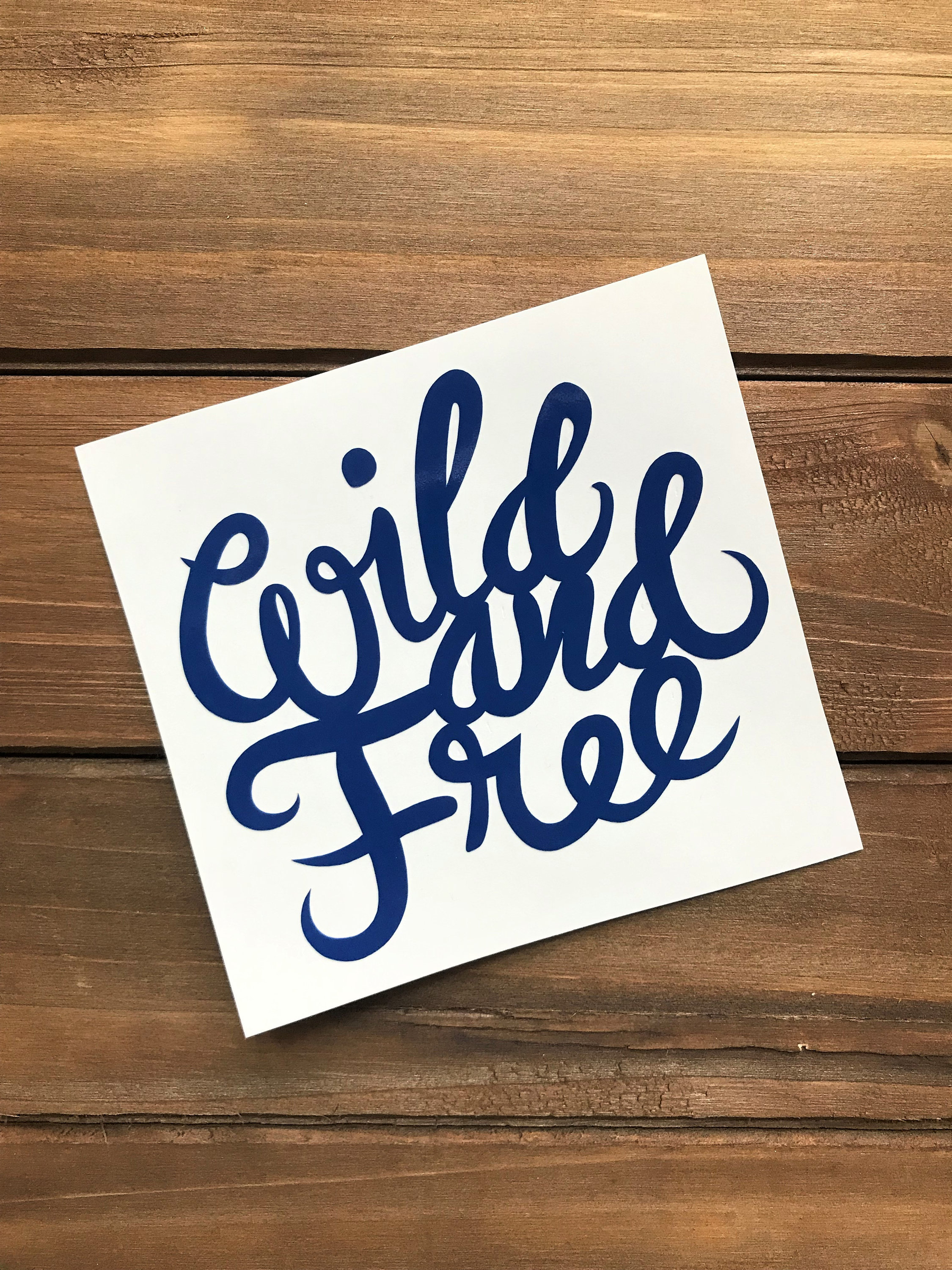 Wild and Free Decal Glitter Decal Cute Decal Laptop - Etsy