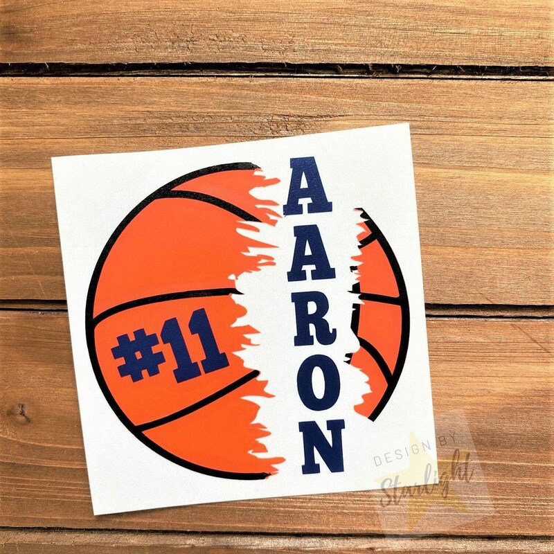 Basketball Decal - Etsy