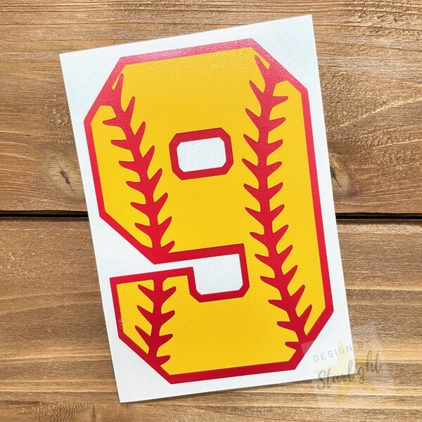Softball Decal - Etsy