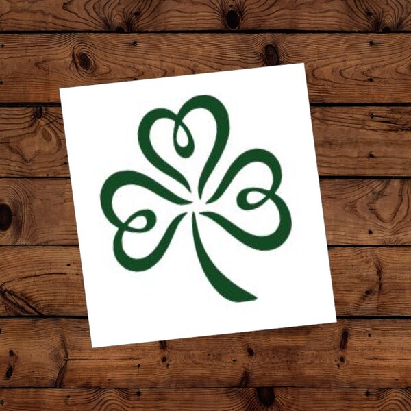 Shamrock Decal - Etsy