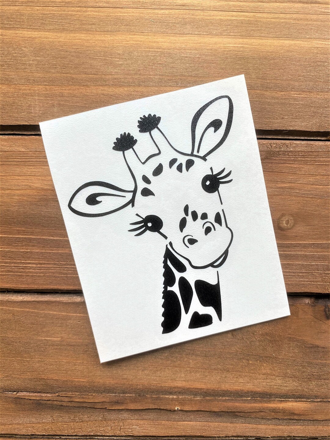 Giraffe Decal Giraffe Giraffe Sticker - Etsy