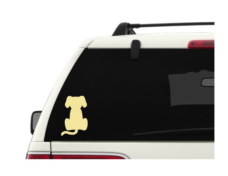 Puppy Decal Dog Decal Glitter Dog Dog Sticker Laptop - Etsy