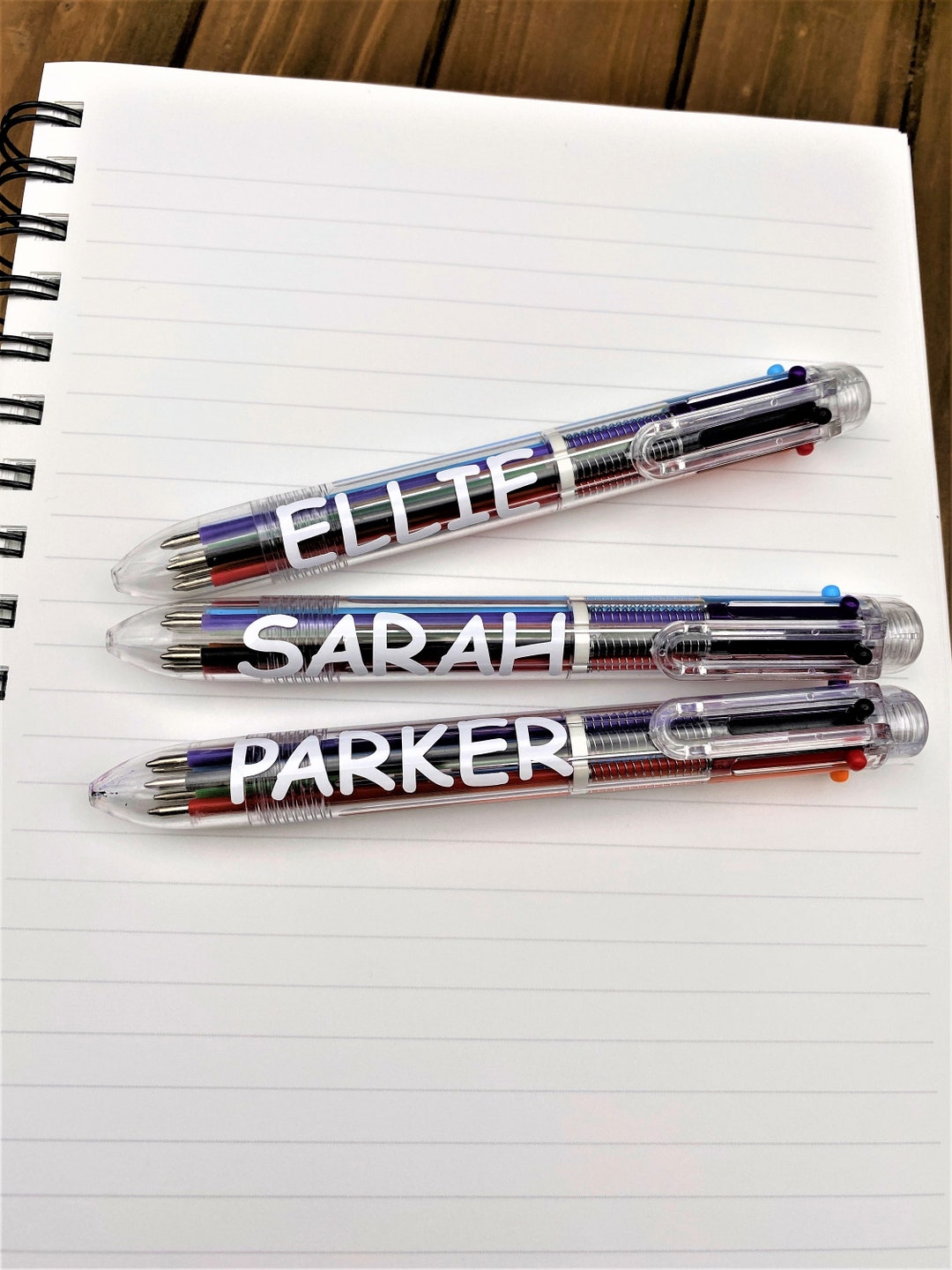 Multi Color Ballpoint Pen Personalized Pen School Supplies Journal Pen ...