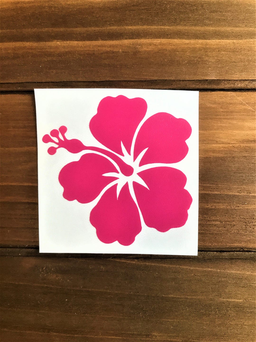 Hibiscus Decal Hibiscus Flower Flower Decal Laptop Decal - Etsy