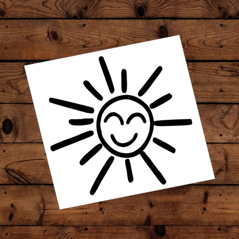 Sun Stickers - Etsy
