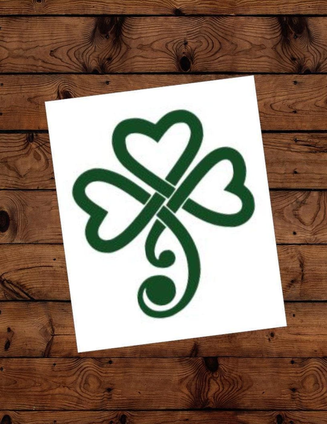 Shamrock Decal - Shamrock - Clover - Glitter Decal - Laptop Decal ...
