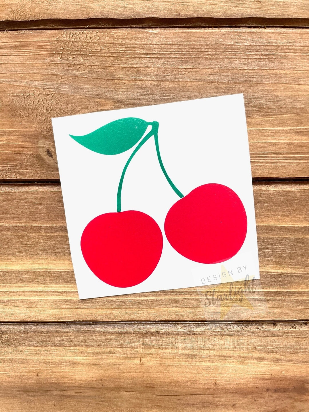 Cherry Decal Cherry Sticker Fruit Decal Fruit Sticker - Etsy