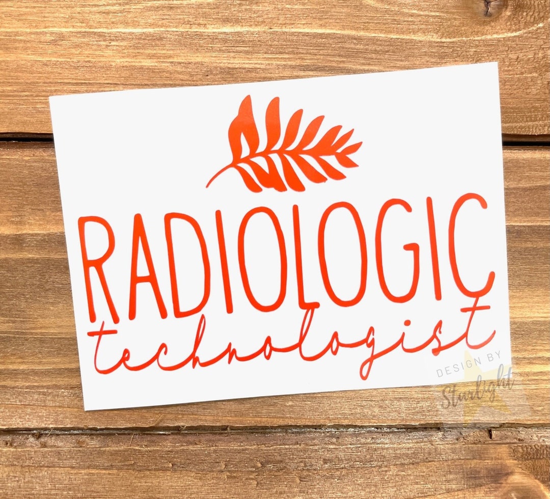 Radiologic Technologist Decal Radiology Medical Decal Healthcare Decal ...