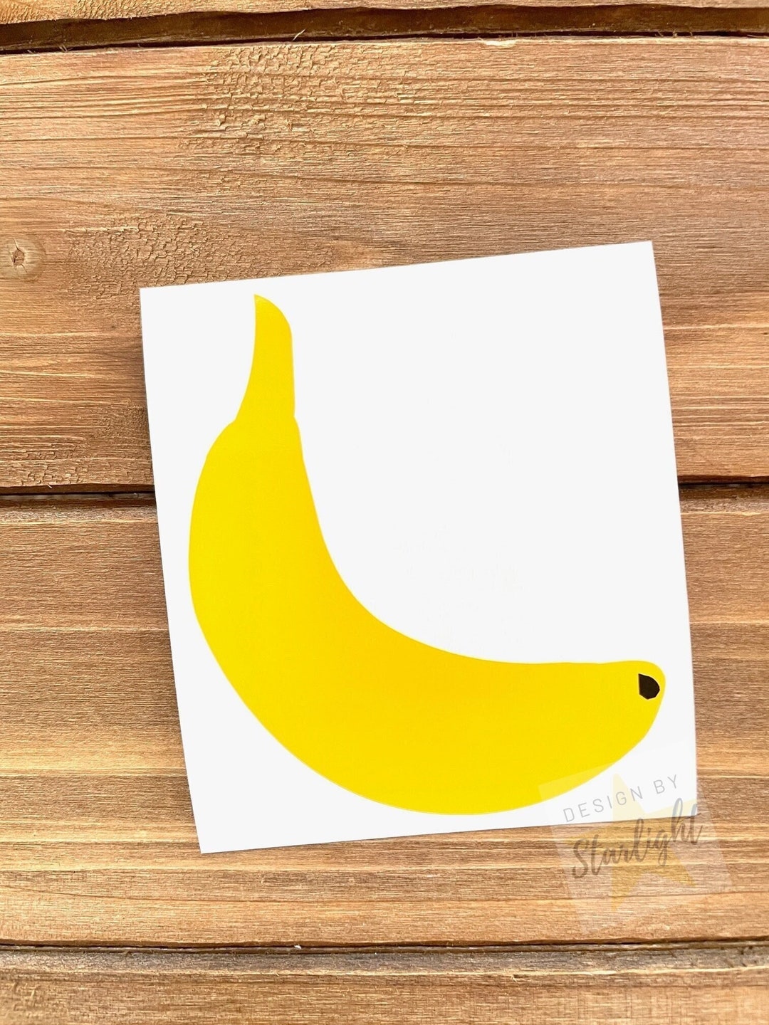 Banana Decal Banana Sticker Fruit Decal Fruit Sticker - Etsy