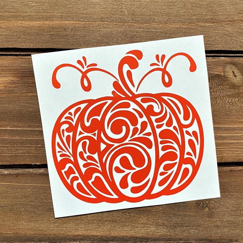 Pumpkin Decals - Etsy