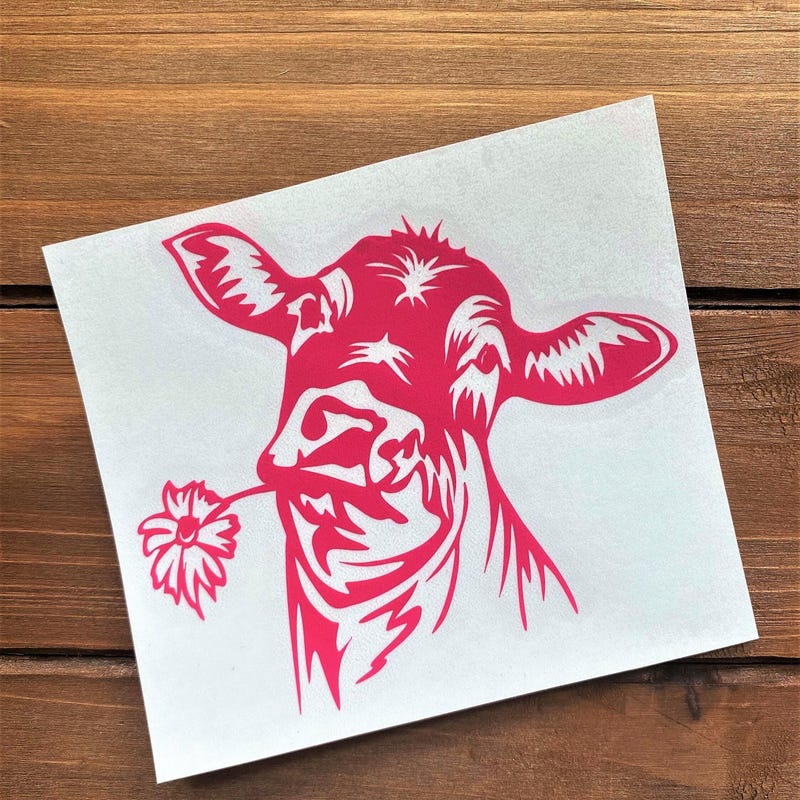 Cow Decal - Etsy