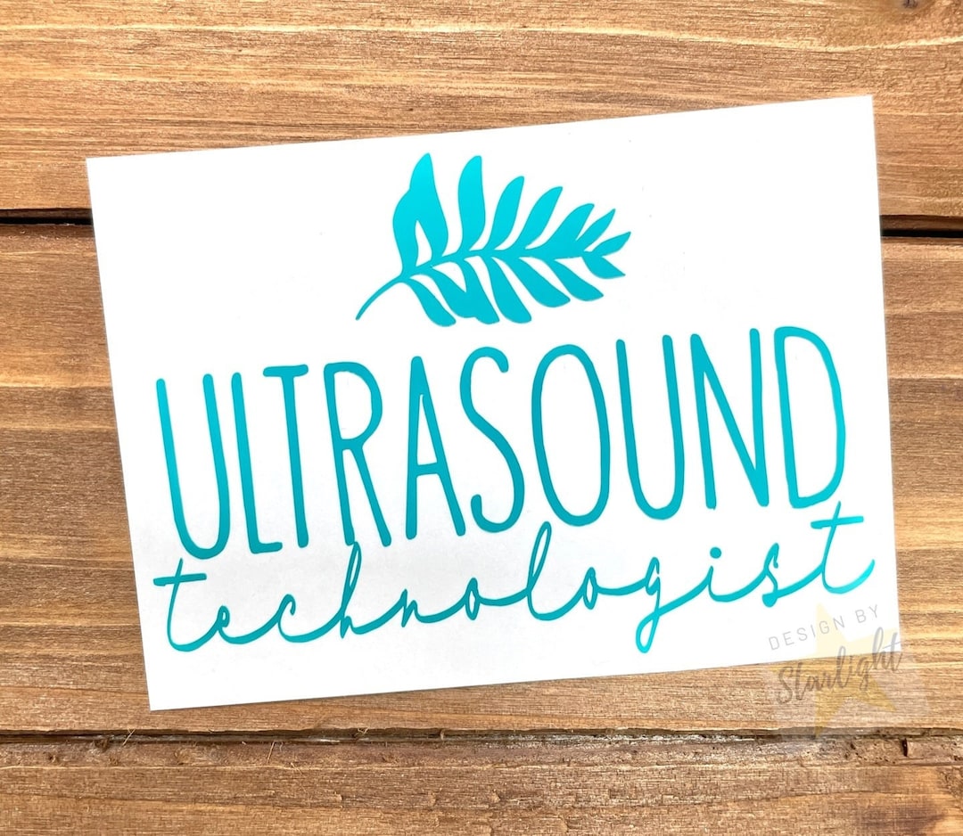Ultrasound Technologist Decal Ultrasound Tech Sonogram Medical Decal ...