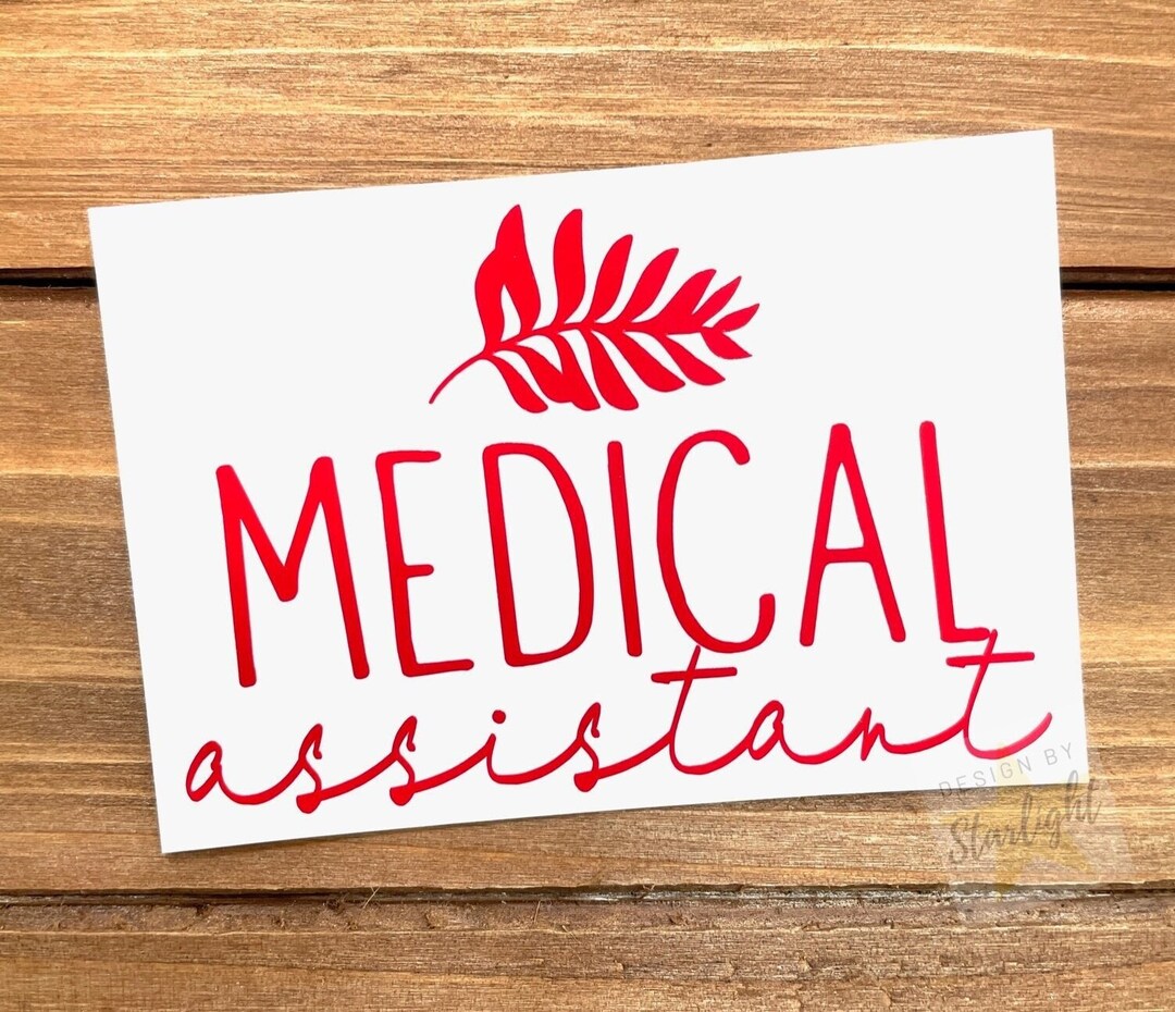 Medical Assistant Decal Medical Decal Healthcare Decal Tumbler Decal - Etsy