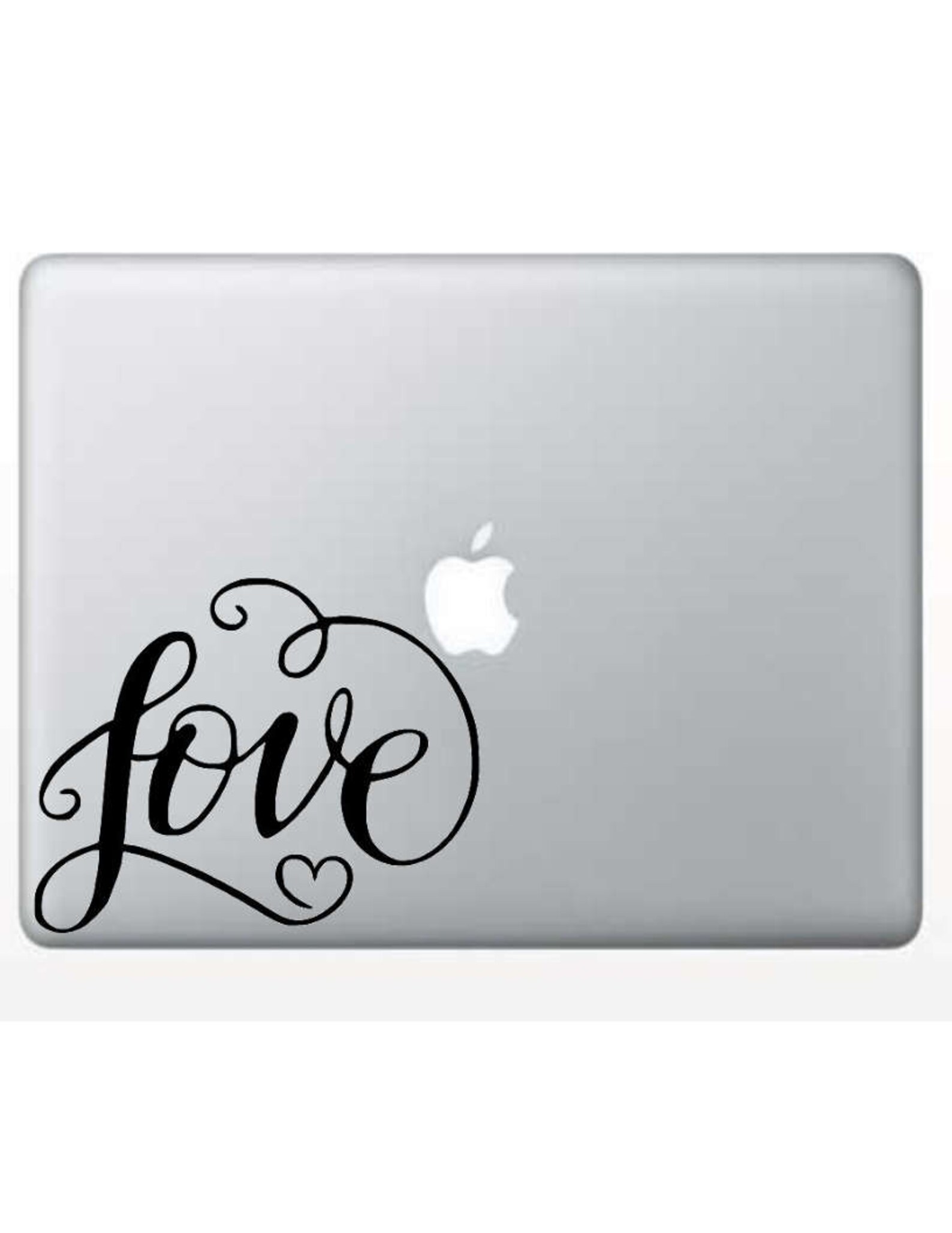 Love Decal Love Glitter Decal Heart Decal Laptop Decal - Etsy