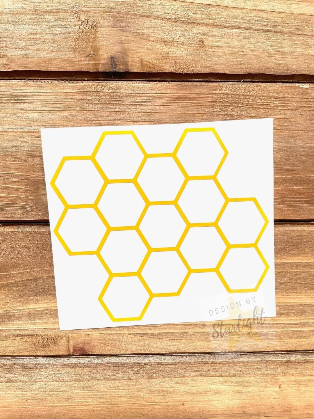 Calcomanía de panal - Calcomanía de abeja - Patrón de panal - Etsy España