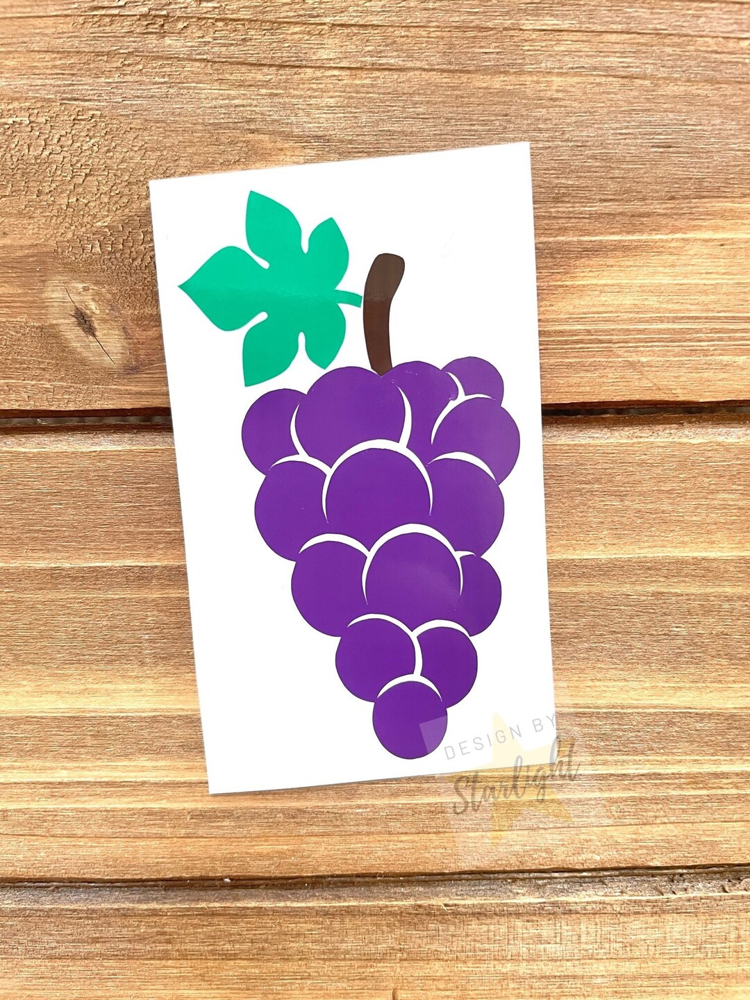 Grape Decal Grape Sticker Fruit Decal Fruit Sticker - Etsy