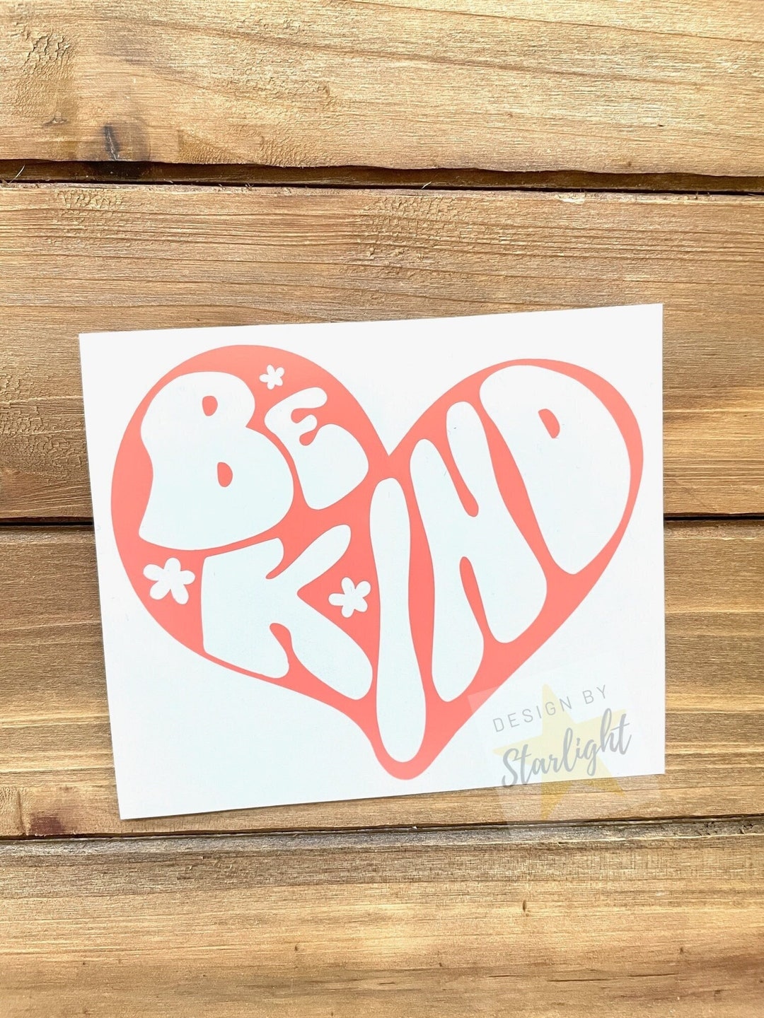 Be Kind Decal Inspirational Decal Kind Be Kind Heart - Etsy