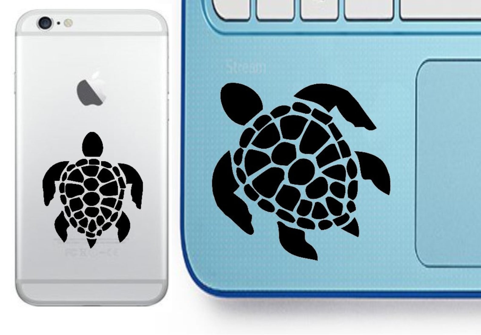 Sea Turtle Decal Glitter Sea Turtle Sea Turtle Sticker - Etsy