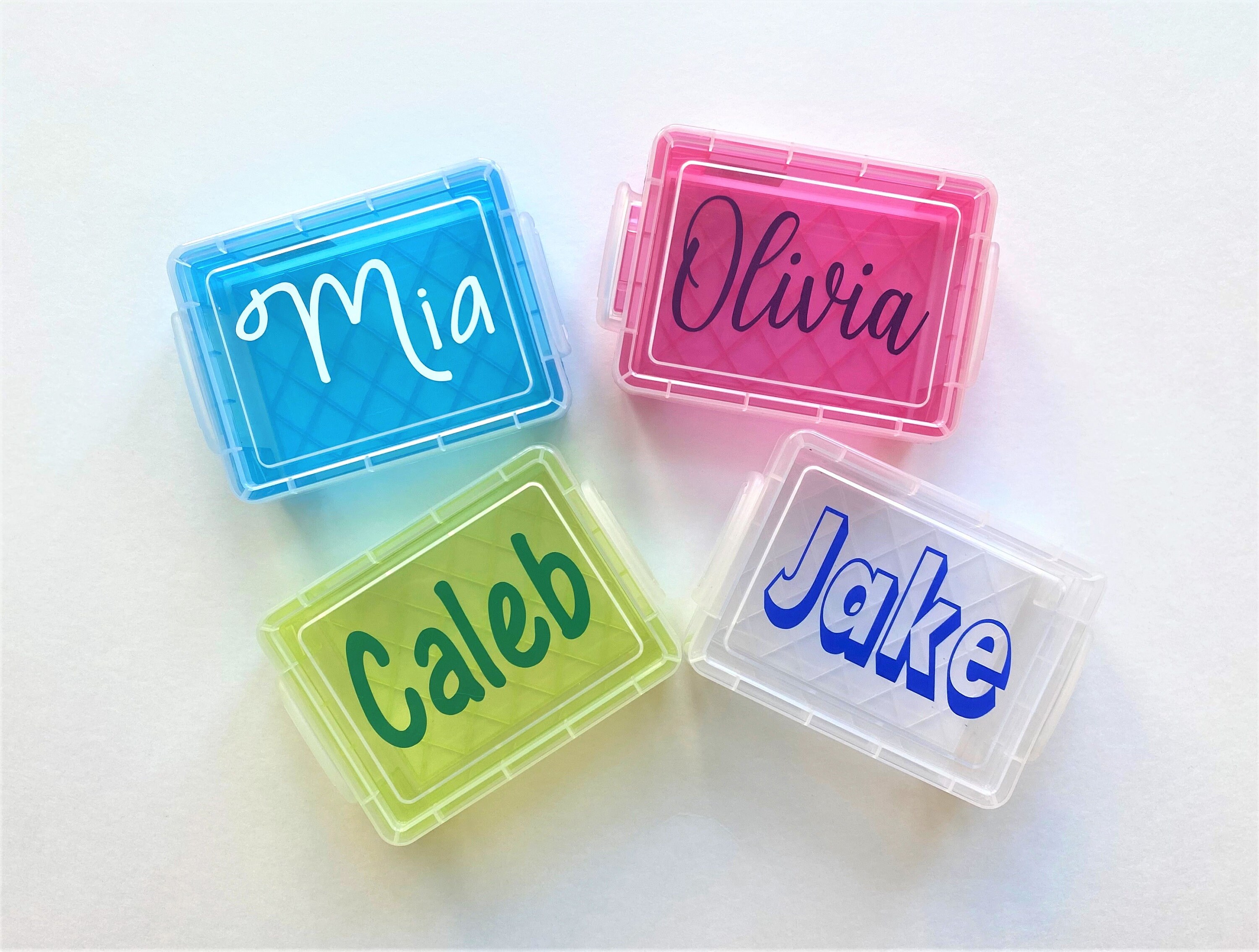 Personalized Crayon Box School Supply Box Personalized - Etsy