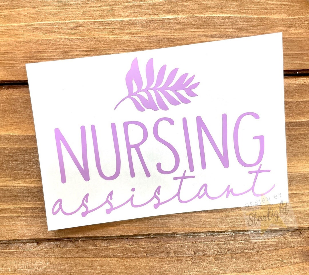 Nursing Assistant Decal Nurse Nurse Decal Medical Decal Healthcare ...
