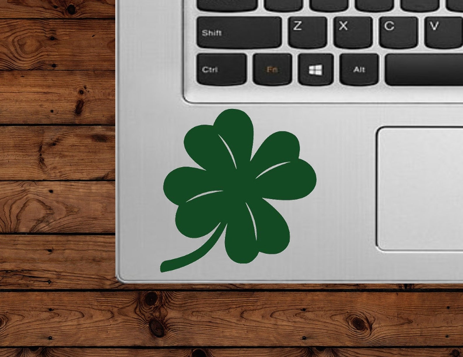 4 Leaf Clover Decal Four Leaf Clover glitter Decal Laptop | Etsy