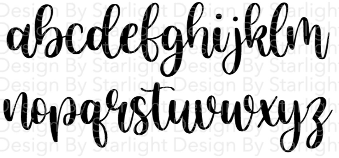 Handwritten Name Decal Cursive Name Decal Glitter Name - Etsy