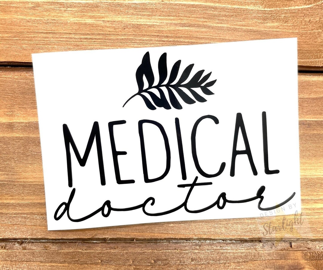 Medical Doctor Decal Doctor Medical Decal Healthcare Decal Tumbler ...