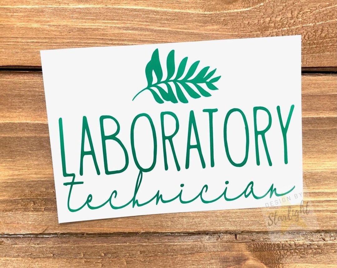 Laboratory Technician Decal - Lab Tech - Medical Decal - Healthcare ...