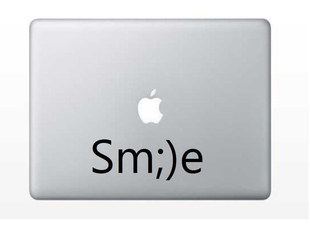 Smile Decal - Glitter Decal - Smile Sticker - Laptop Decal - Cell Phone ...