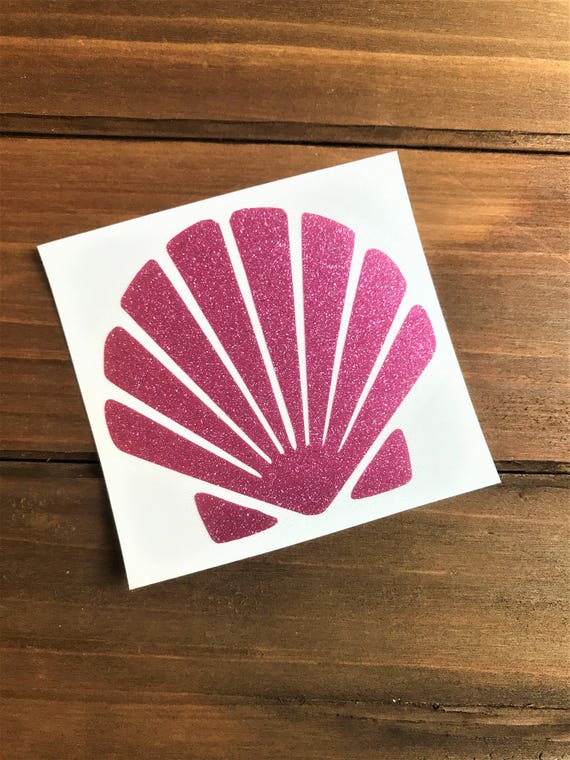 Seashell Decal Shell Decal Beach Decal Laptop Decal | Etsy