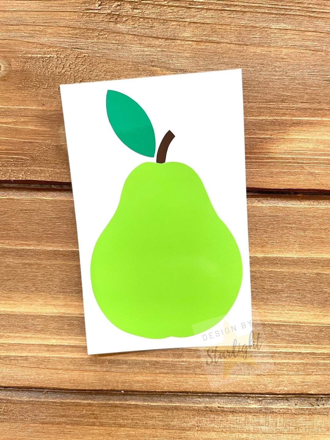 Pear Decal Pear Sticker Fruit Decal Fruit Sticker - Etsy