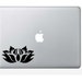 Flower Decal Blooming Flower Decal Laptop Decal Cell - Etsy