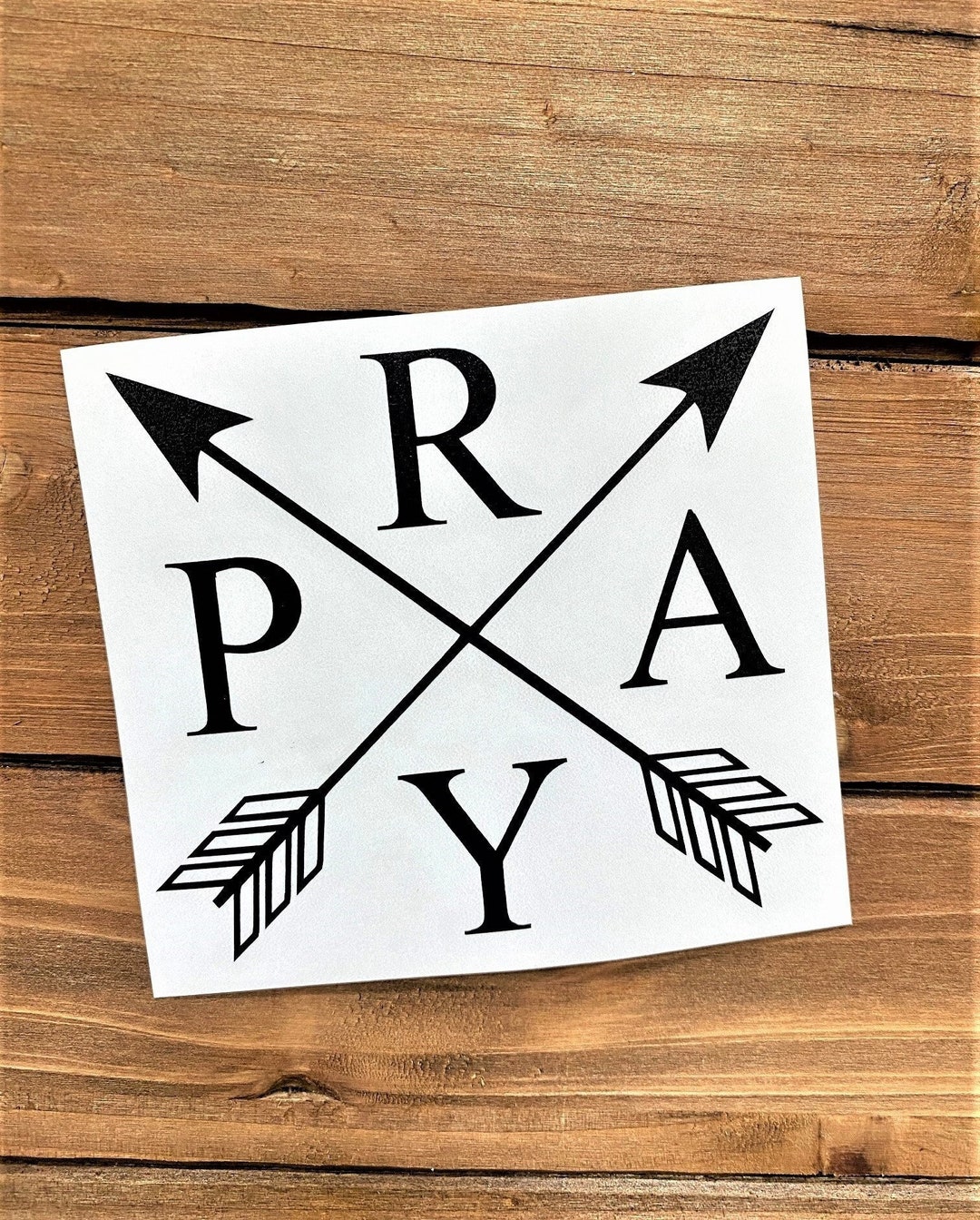 Pray Compass Decal Pray Decal Religious - Etsy