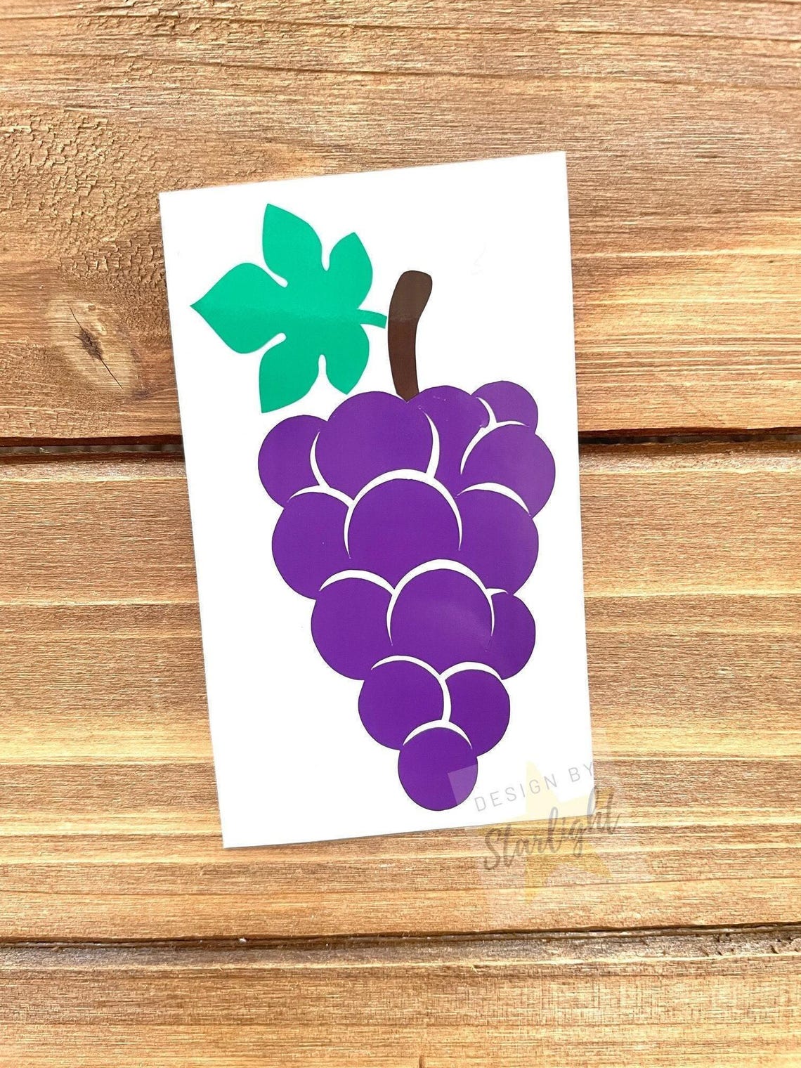 Grape Decal - Grape Sticker - Fruit Decal - Fruit Sticker - Etsy