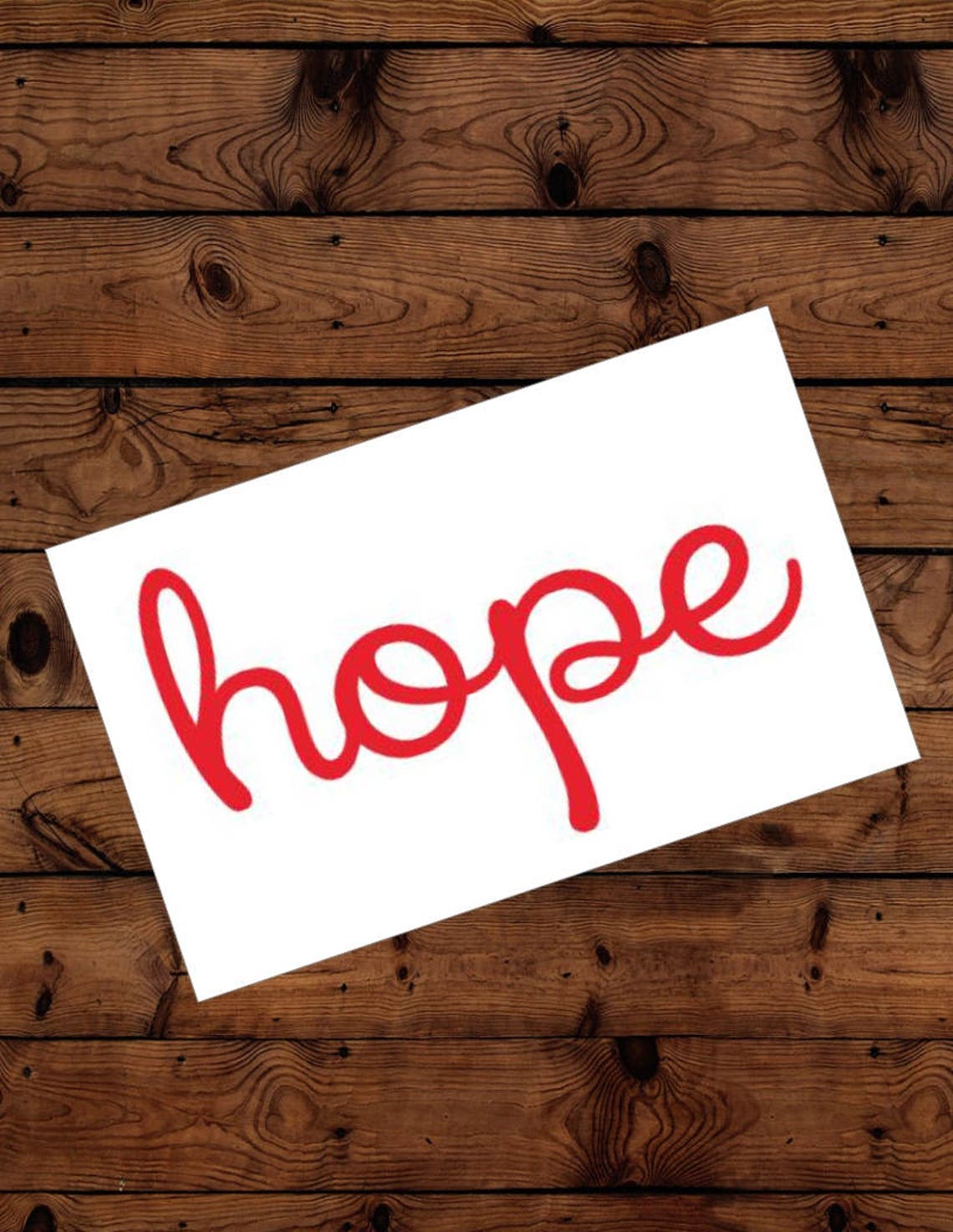 Hope Decal Glitter Decal Hope Sticker Laptop Decal | Etsy