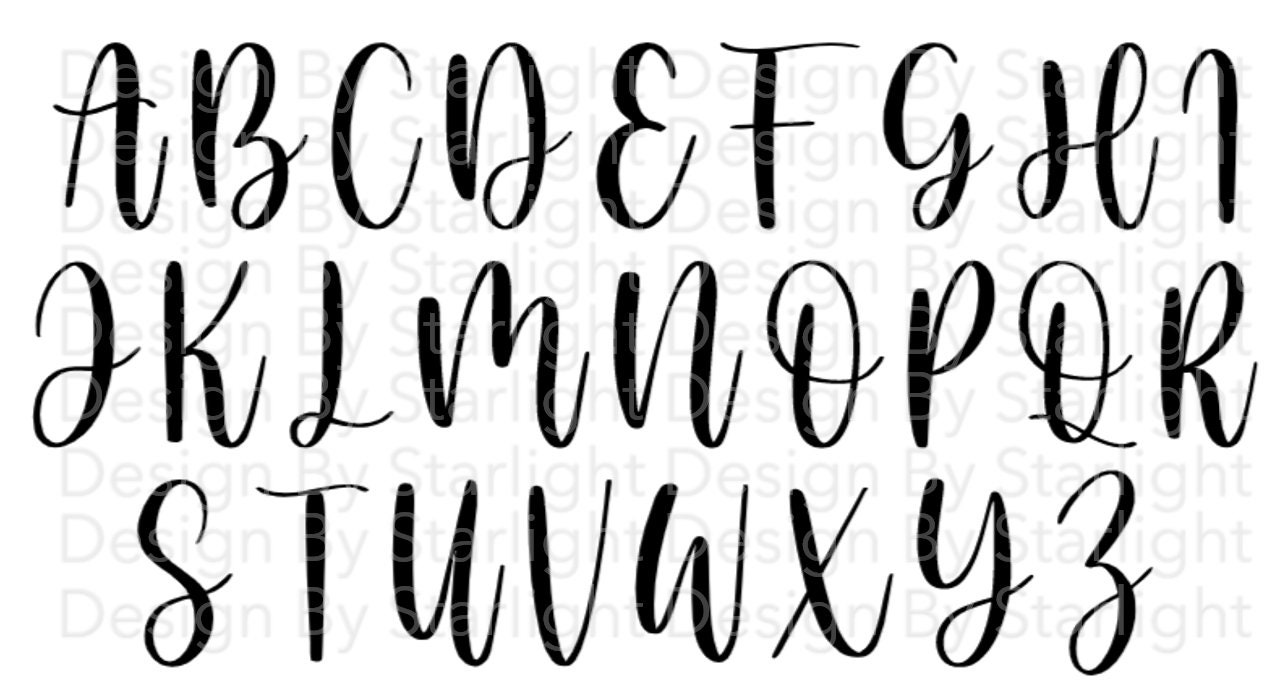 Handwritten Name Decal Cursive Name Decal Glitter Name - Etsy