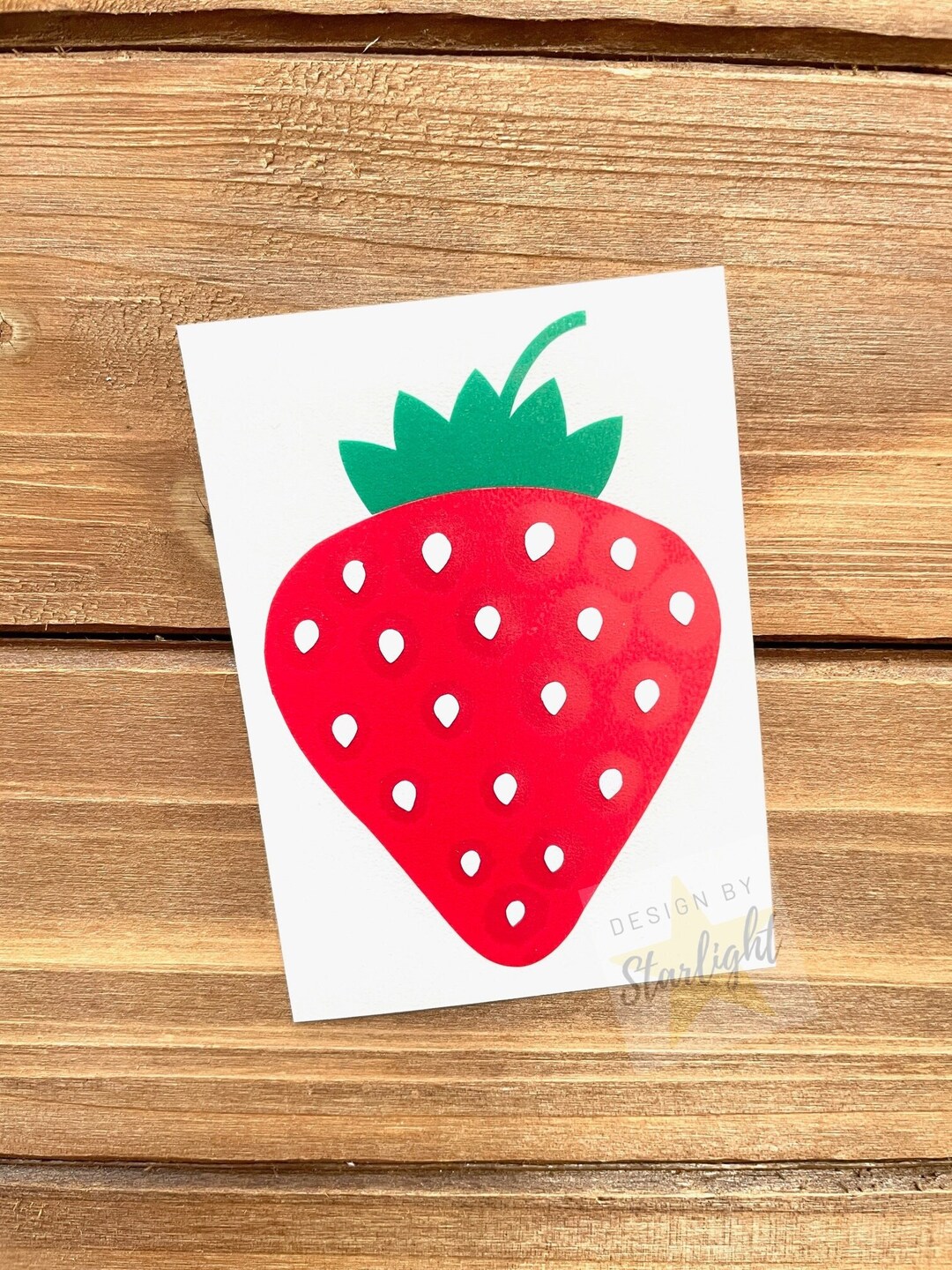 Strawberry Decal Strawberry Sticker Fruit Decal Fruit Sticker - Etsy