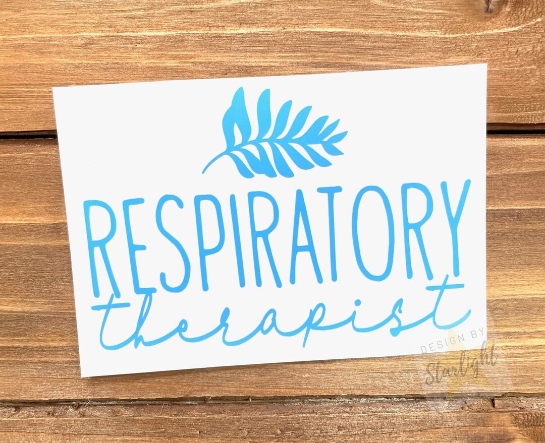 Respiratory Therapist Decal Nurse Decal Medical Decal Healthcare Decal ...