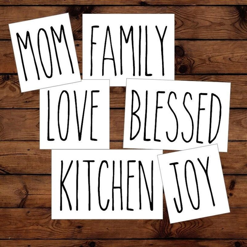 Rae Dunn Decals - Etsy
