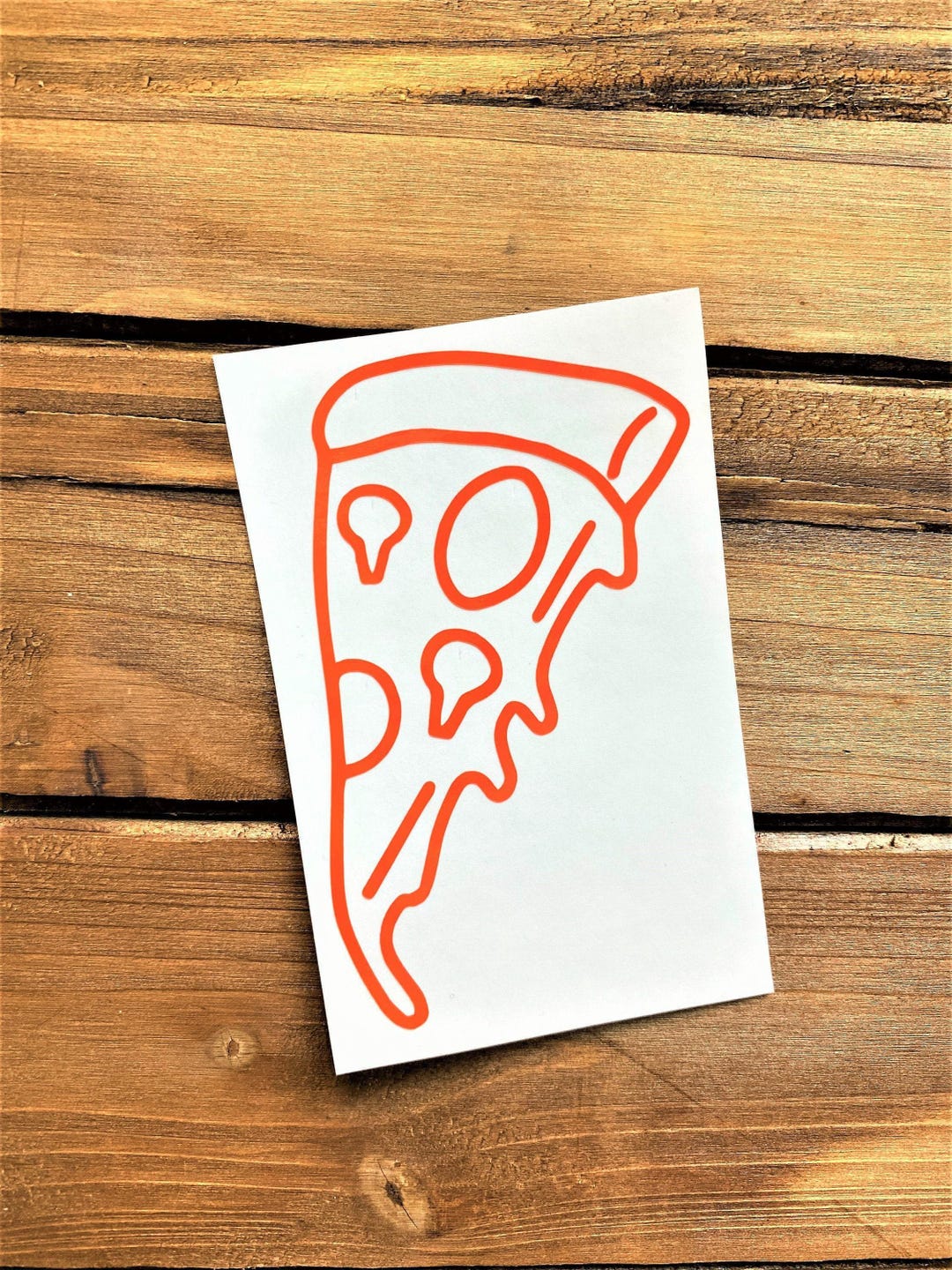 Pizza Decal - Hot Pizza - Pizza Sticker - Etsy