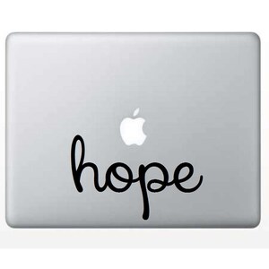 Hope Decal Glitter Decal Hope Sticker Laptop Decal Phone Decal Car ...