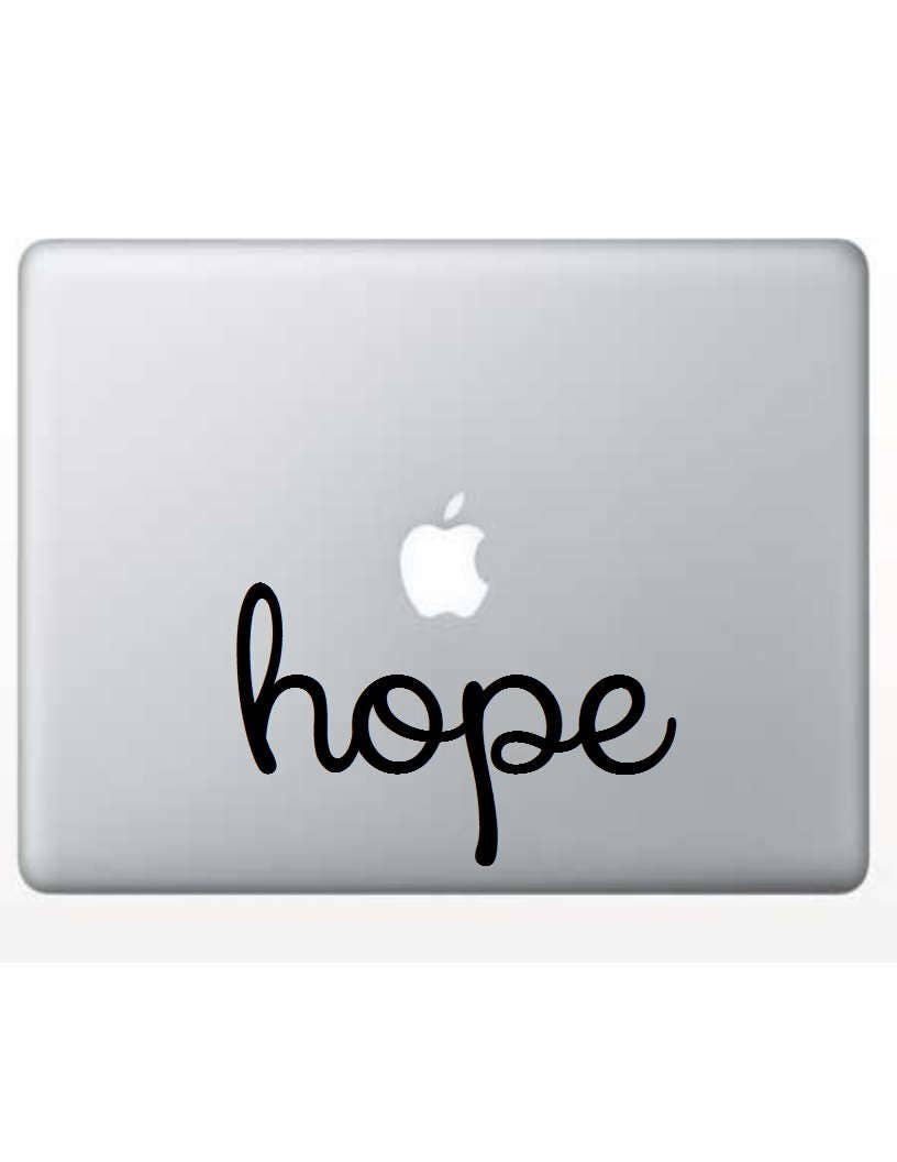 Hope Decal Glitter Decal Hope Sticker Laptop Decal | Etsy